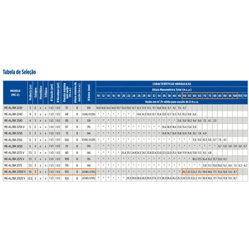 Bomba Centrífuga Multiestágio Schneider Me-Al 23100v 10 Cv Trifásica ...