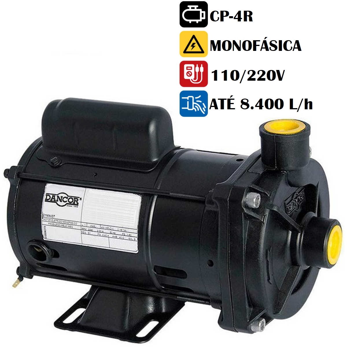 Bomba Centrífuga Dancor Cp-4r 1/2 Cv Monofásica 110v/220v
