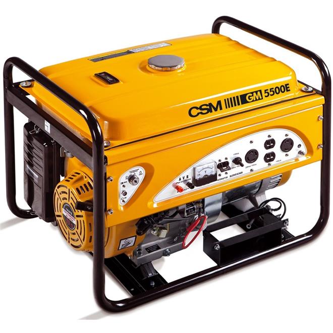 Gerador de Energia Csm Gm 5500e 6 Kva 11 Cv Monofásico 127/220v - à ...