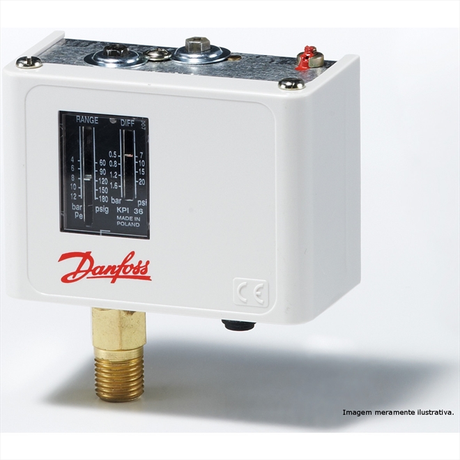 Pressostato Danfoss 0 a 8 Bar Kpi 35