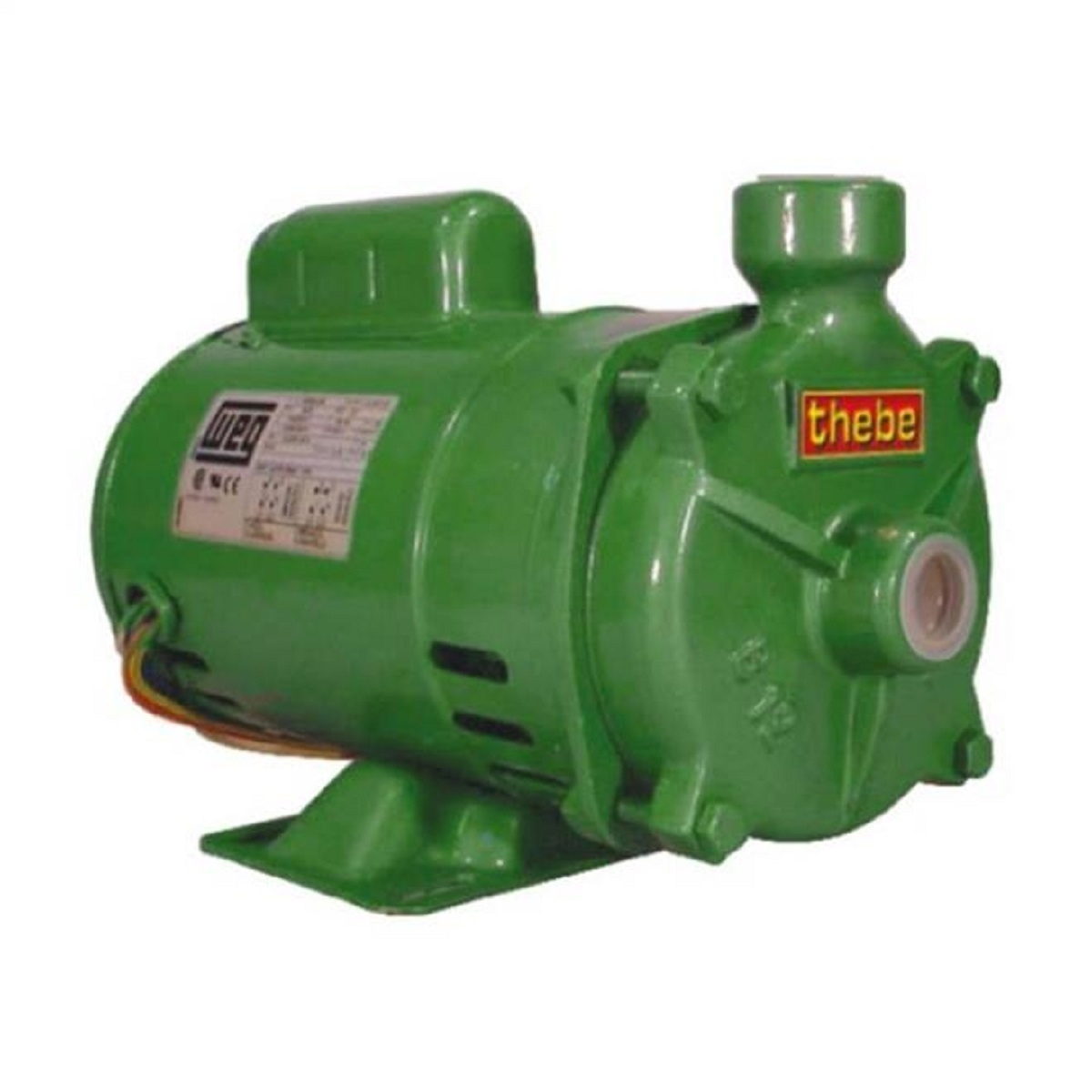 Bomba Monoestágio Thebe B-12 Nr 1/4 Cv Monofásico 127v/220v Ip 21 Rec 3/4 Suc 3/4