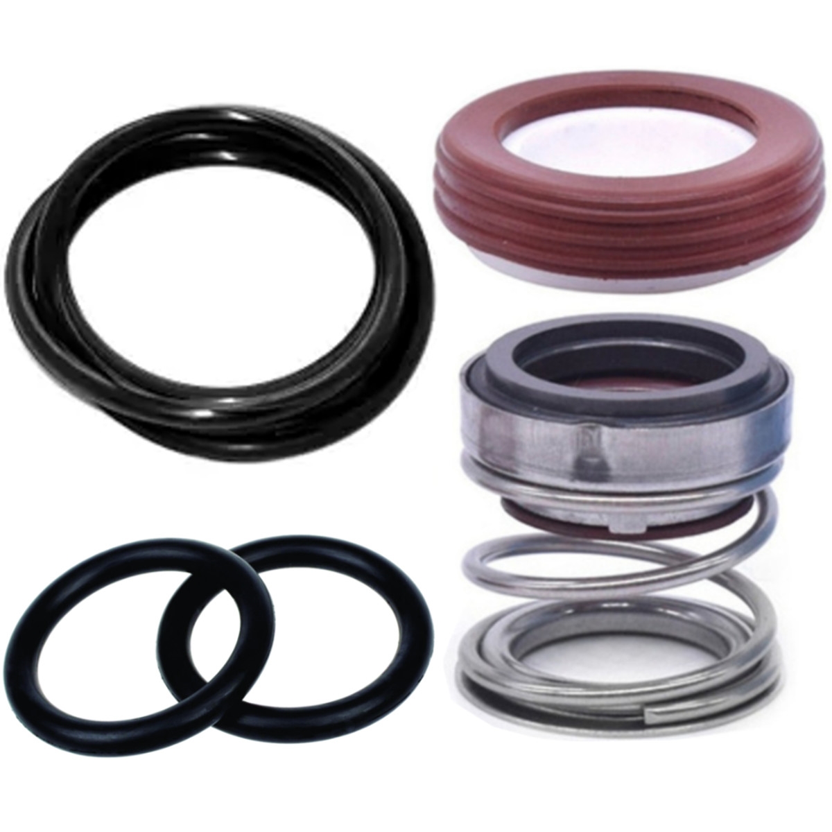 Kit Selo Mecânico Viton com Anéis Oring Tipo 1jcb1