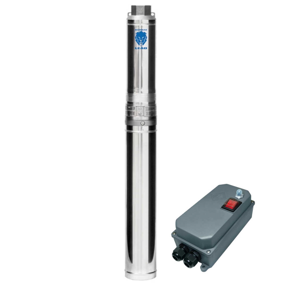 Bomba Submersa Leão 4r5pa-13 2 Cv Monofásica 220v - com Control Box