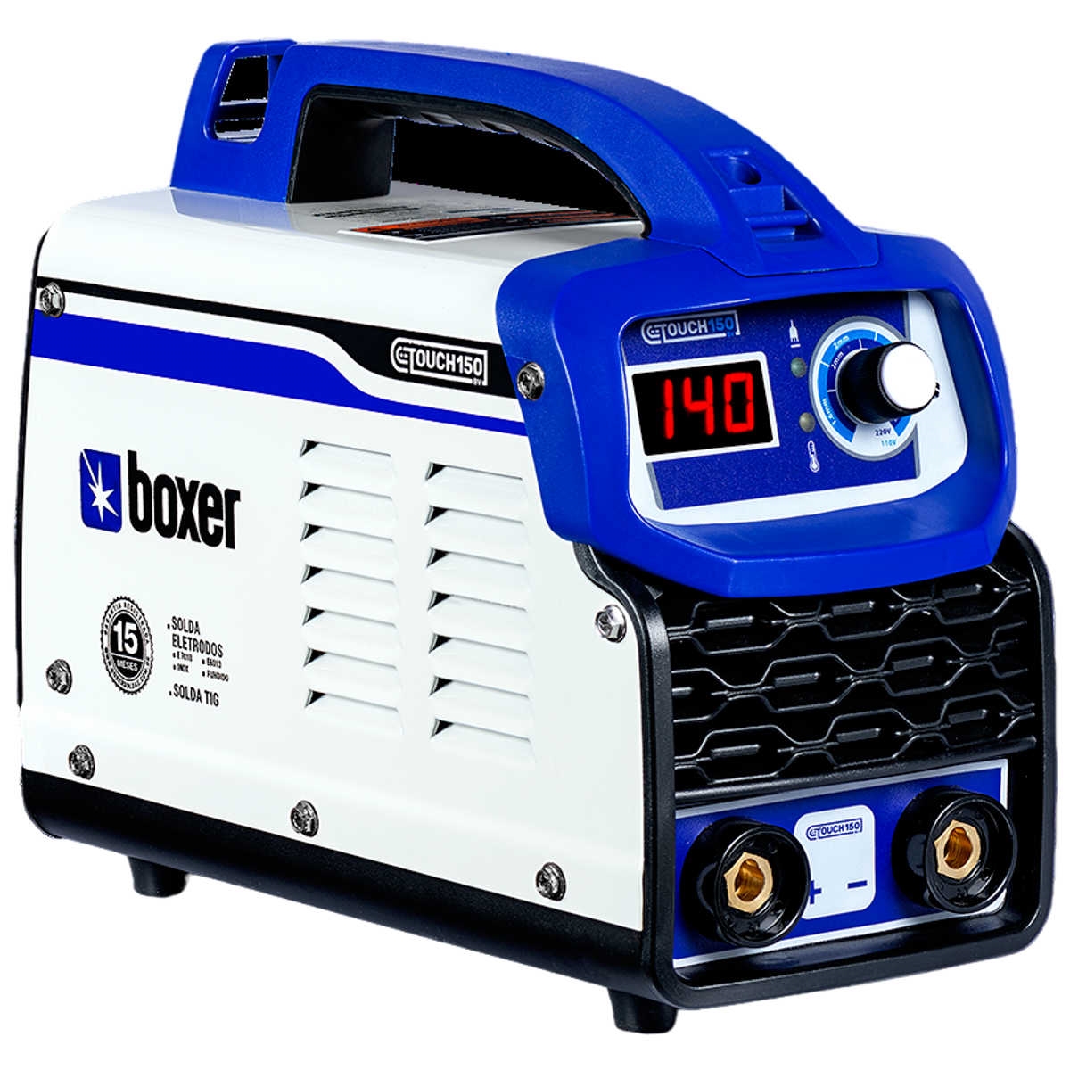 Maquina de Solda Boxer Inversora Touch 150 Bivolt 110/220v