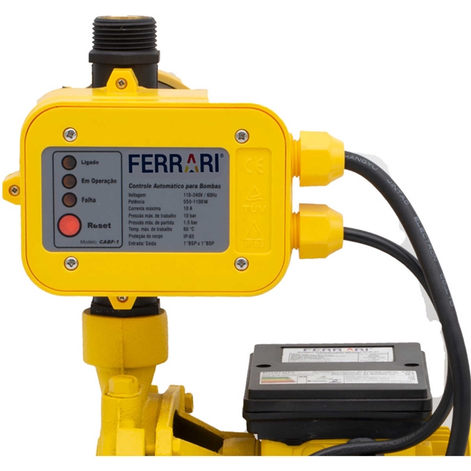 Pressurizador Ferrari Acquapress 16 1/3 Cv Monofásico 110v/220v - com Pressostato Eletrônico