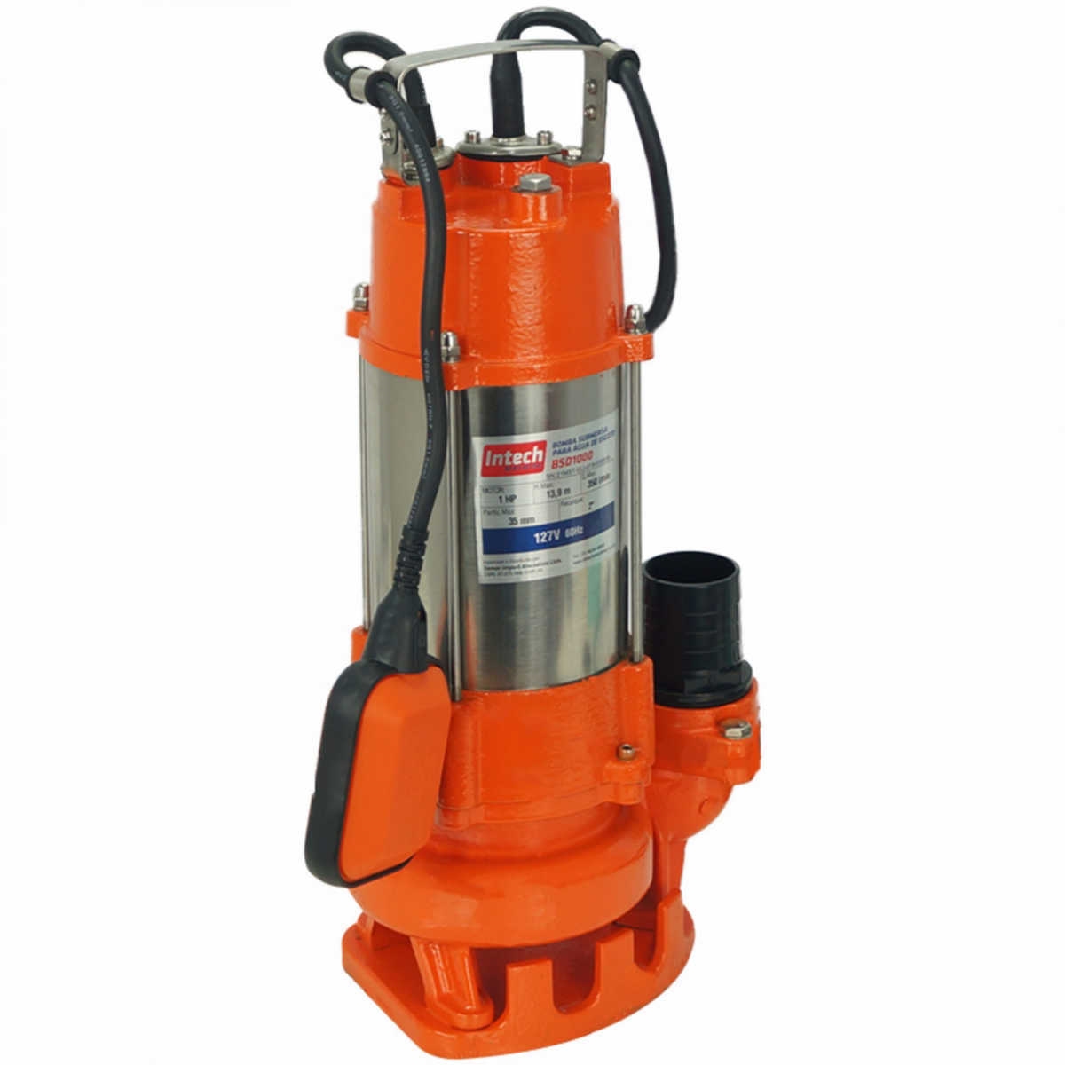 Bomba Submersivel Intech Machine Bsd1000 1cv Monofasica 220v