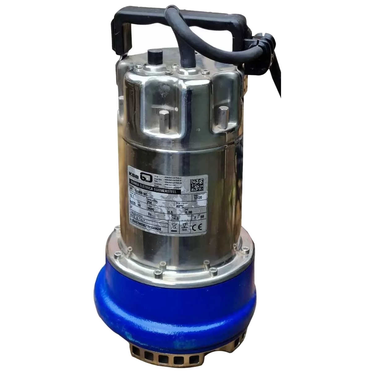 Bomba Submersa KSB KRT Drainer FI1800NG Trifasico 220V