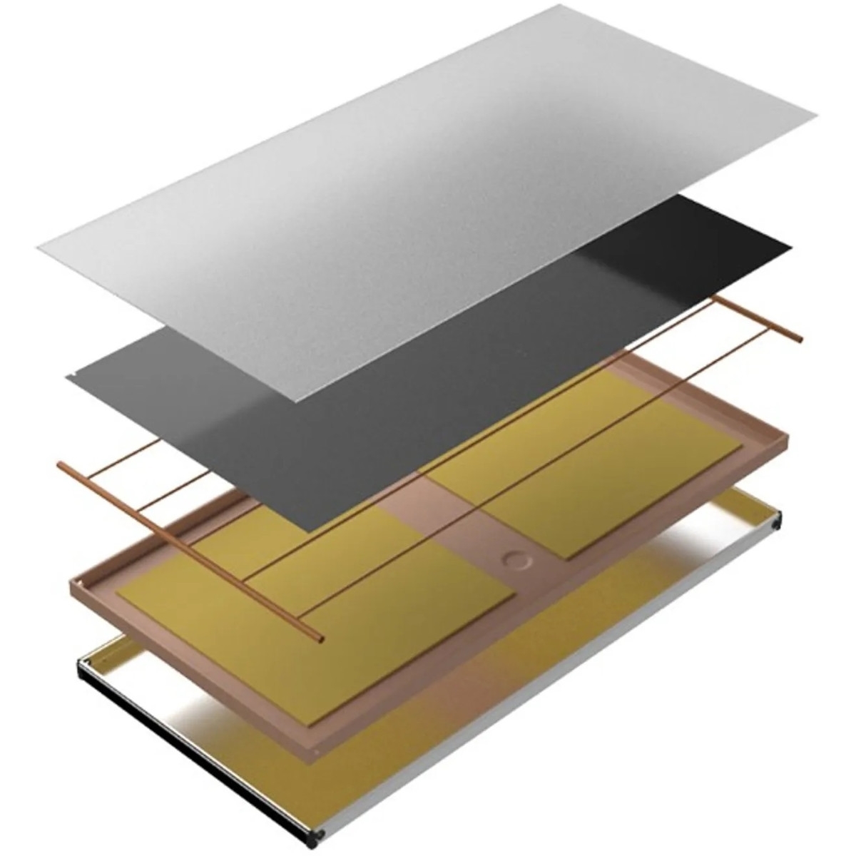 Coletor Solar Vertical Heliotek MC3000 TF15