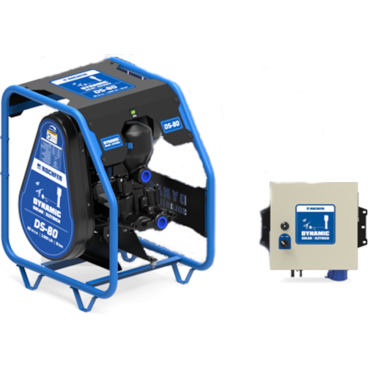 Bomba Dynamic Solar e Eletrica Rochfer DS-80 com Quadro de Comando sem Painel Solar