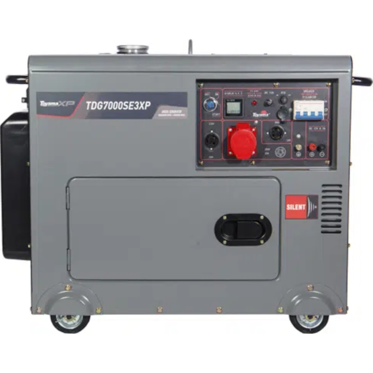 Gerador a Diesel Toyama TDG7000SE3XP Ready 4 Tempos Silent 6,5KVA ...