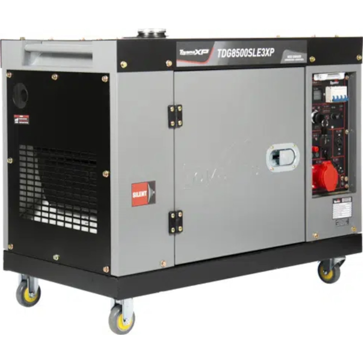 Gerador a Diesel Toyama TDG8500SLE3XP Ready 4 Tempos 7,5KVA Trifasico 380V AVR e Partida Eletrica