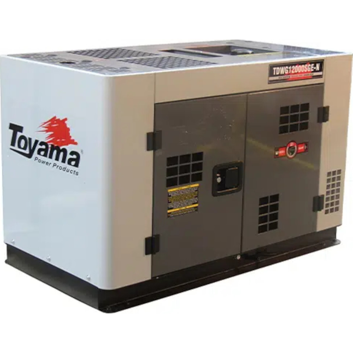 Gerador de Energia Toyama Tdwg12000sge 10kva Monofasico 110/220v a Diesel com Partida Eletrica