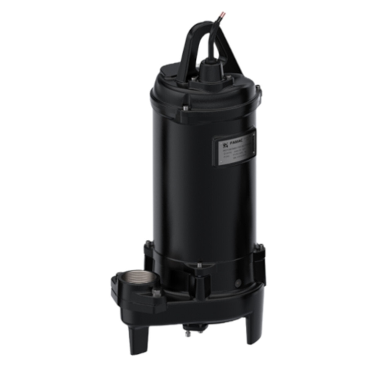 Bomba Submersivel Famac FBS-NG-410-25mm 1CV 2 Polos IP68 Trifasico 220V ...