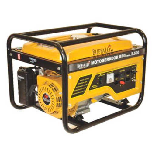 Motogerador a Gasolina Buffalo BFG 3.500 4T 7CV Monofasico 110/220V ...